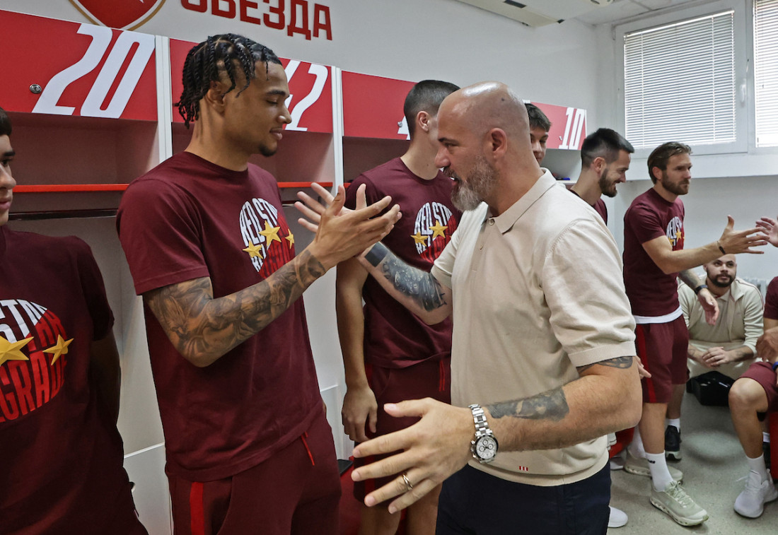 Zvezda ubacuje u višu brzinu: Crveno-beli otputovali u Vindišgarsten ...
